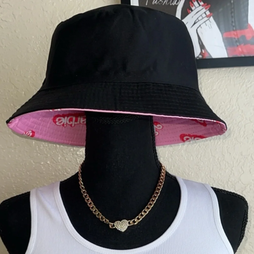 Barbie | Accessories | Barbie Reversible Bucket Hat | Poshmark